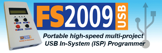 Equinox Products Page - FS2009USB - Portable high-speed USB In-System (ISP) Programmer - OVERVIEW
